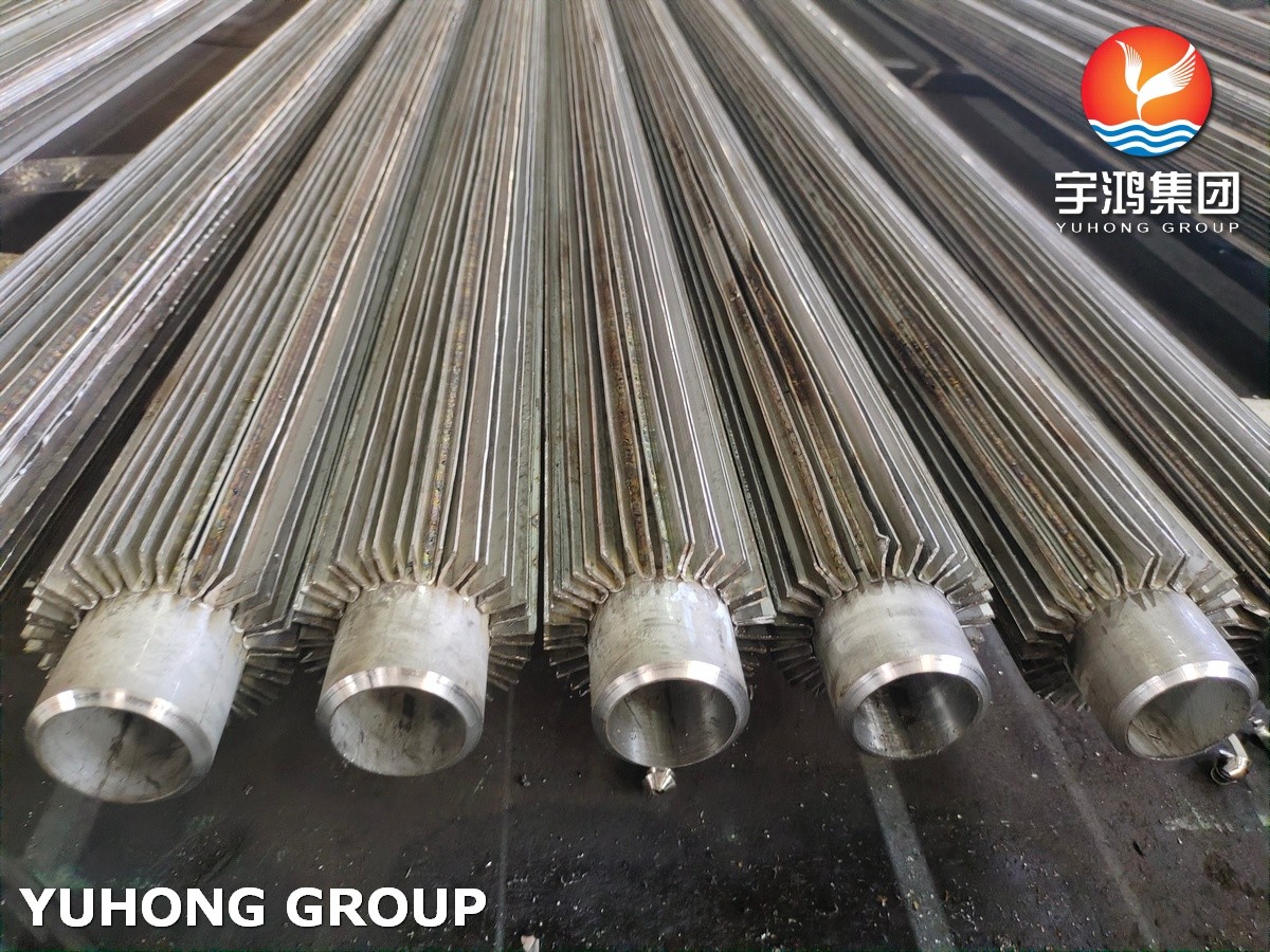 ASTM A312 TP316L Longitudinal Finned Tubes for Heat Exchangers